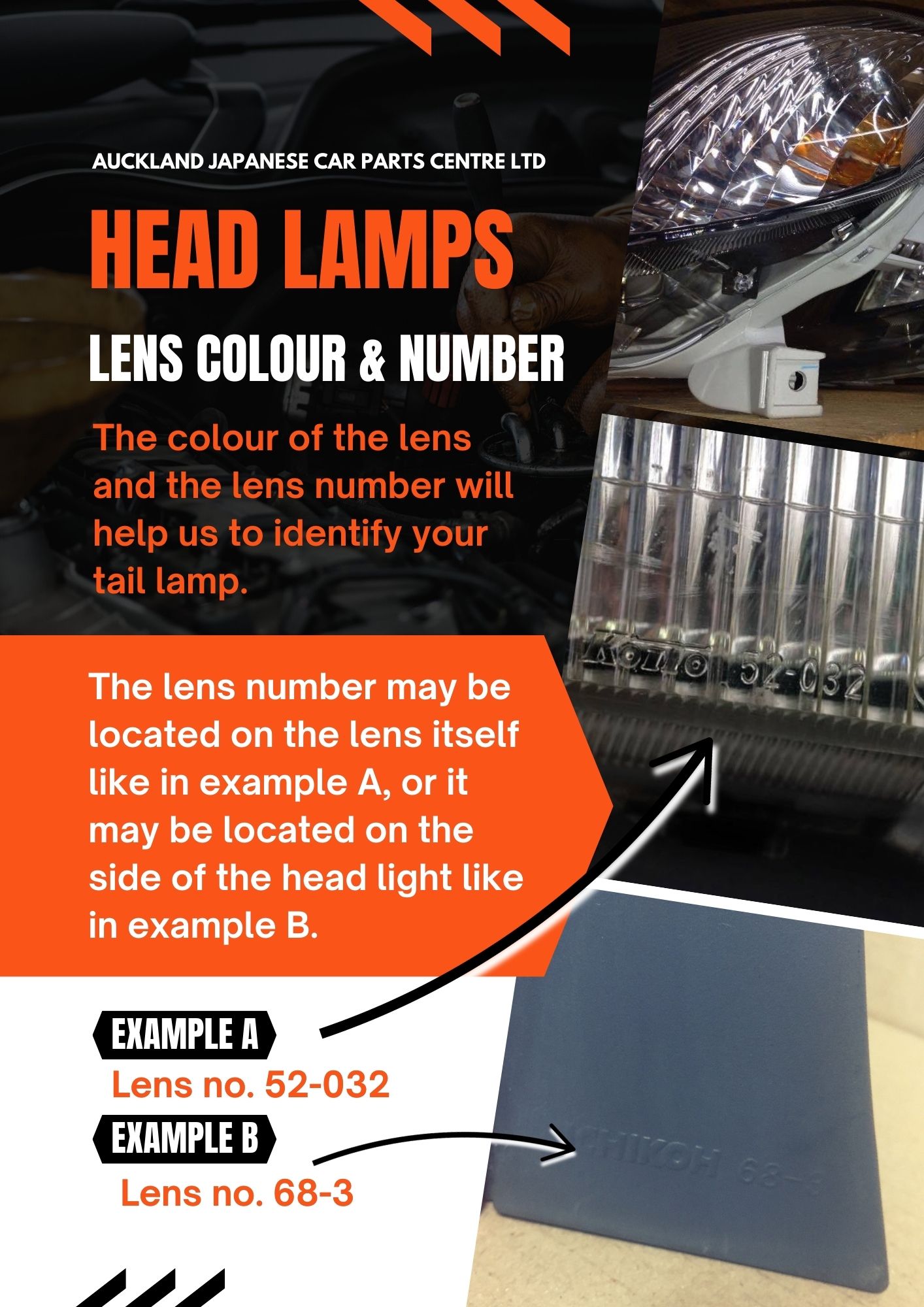HEAD LAMPS – AUCKLAND JAPANESE CAR PARTS CENTRE LTD